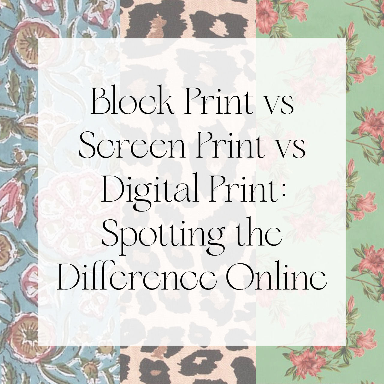 Block Print vs Screen Print vs Digital Print: How to Tell – Singhvis