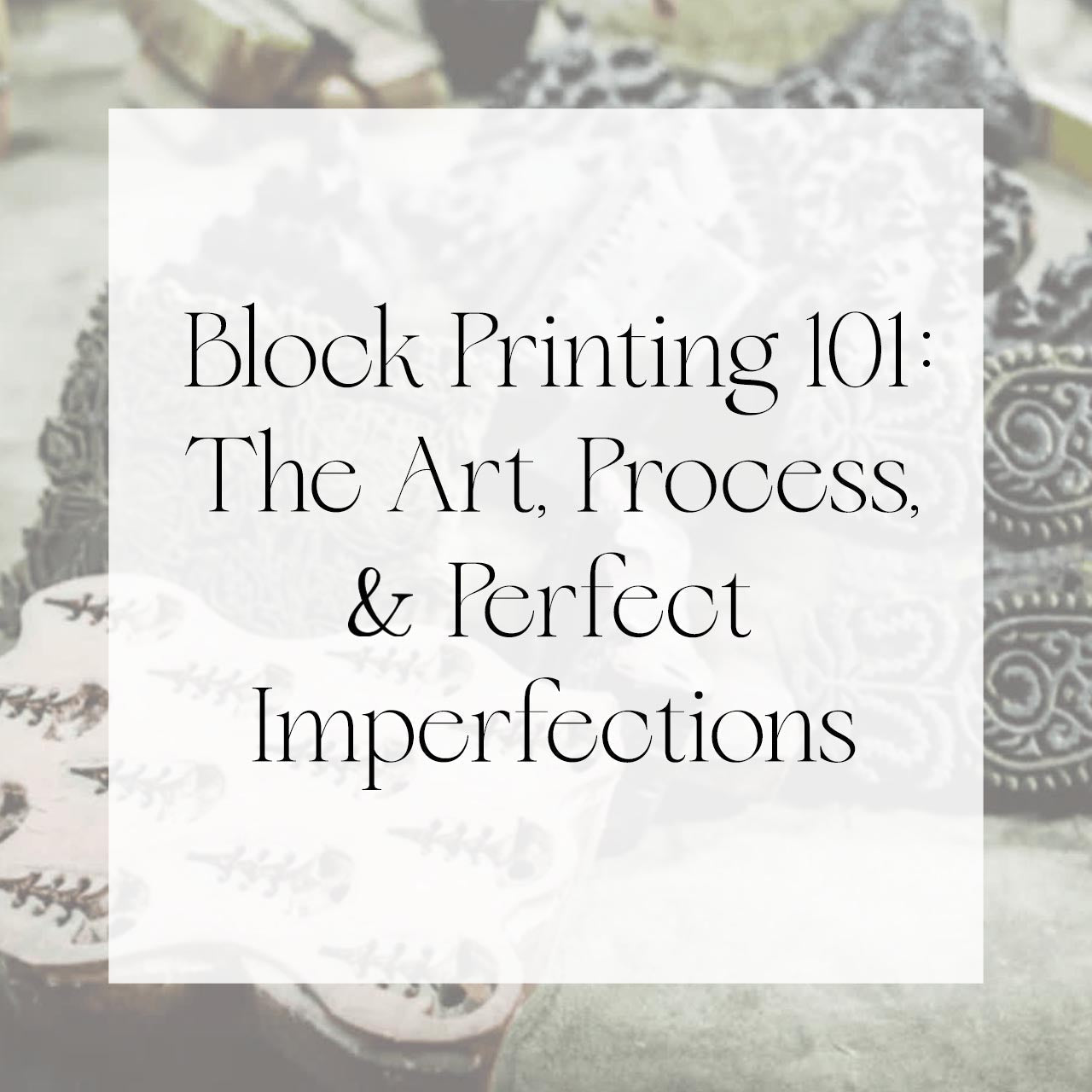 Block Printing 101: How Hand-Block Prints Are Really Made – Singhvis